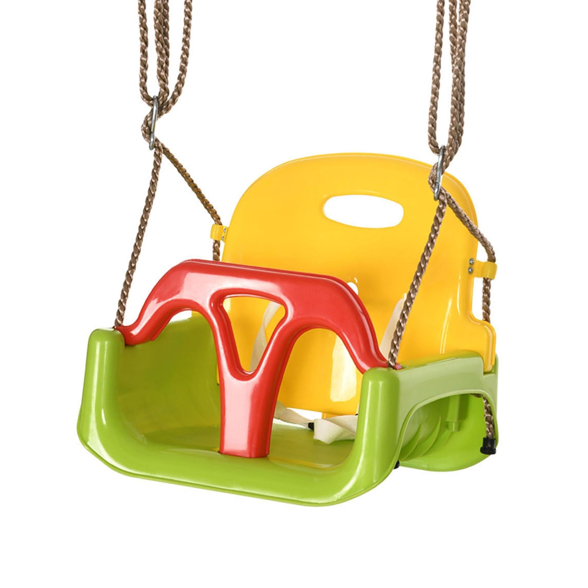 Altalena per Bambini 9-36 Mesi 42x33x120-180 cm in PP e PE con Corda ...