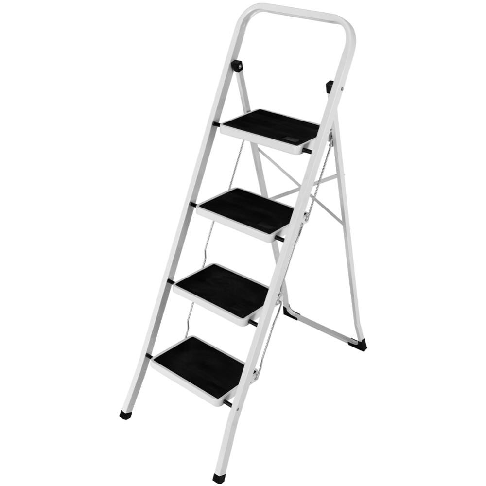 Scala Scaletta Pieghevole 4 Gradini Antiscivolo Sgabello Scaletto ...