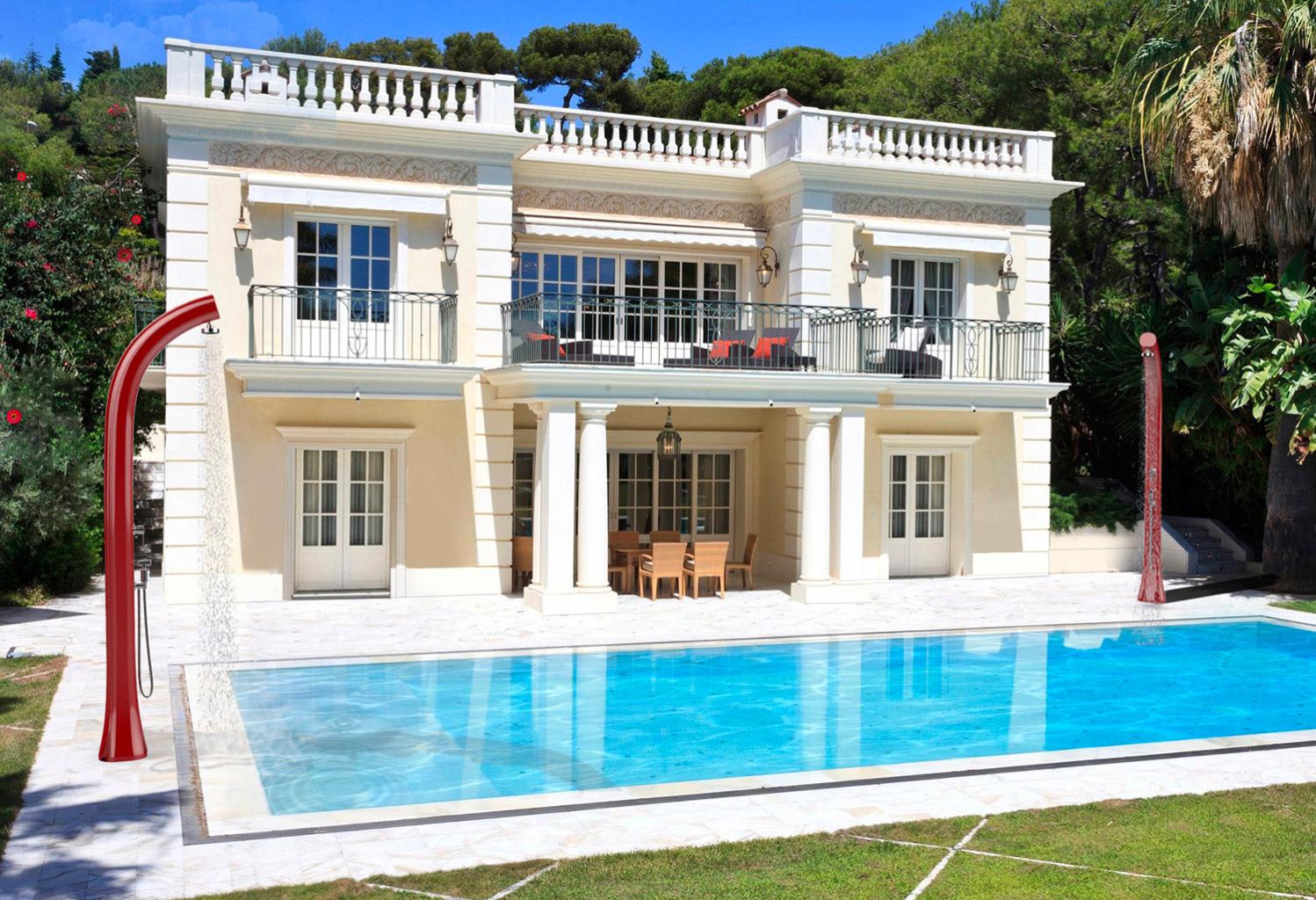 Doccia Solare da Giardino Miscelatore e Doccetta Arkema Jolly Plus Top ...