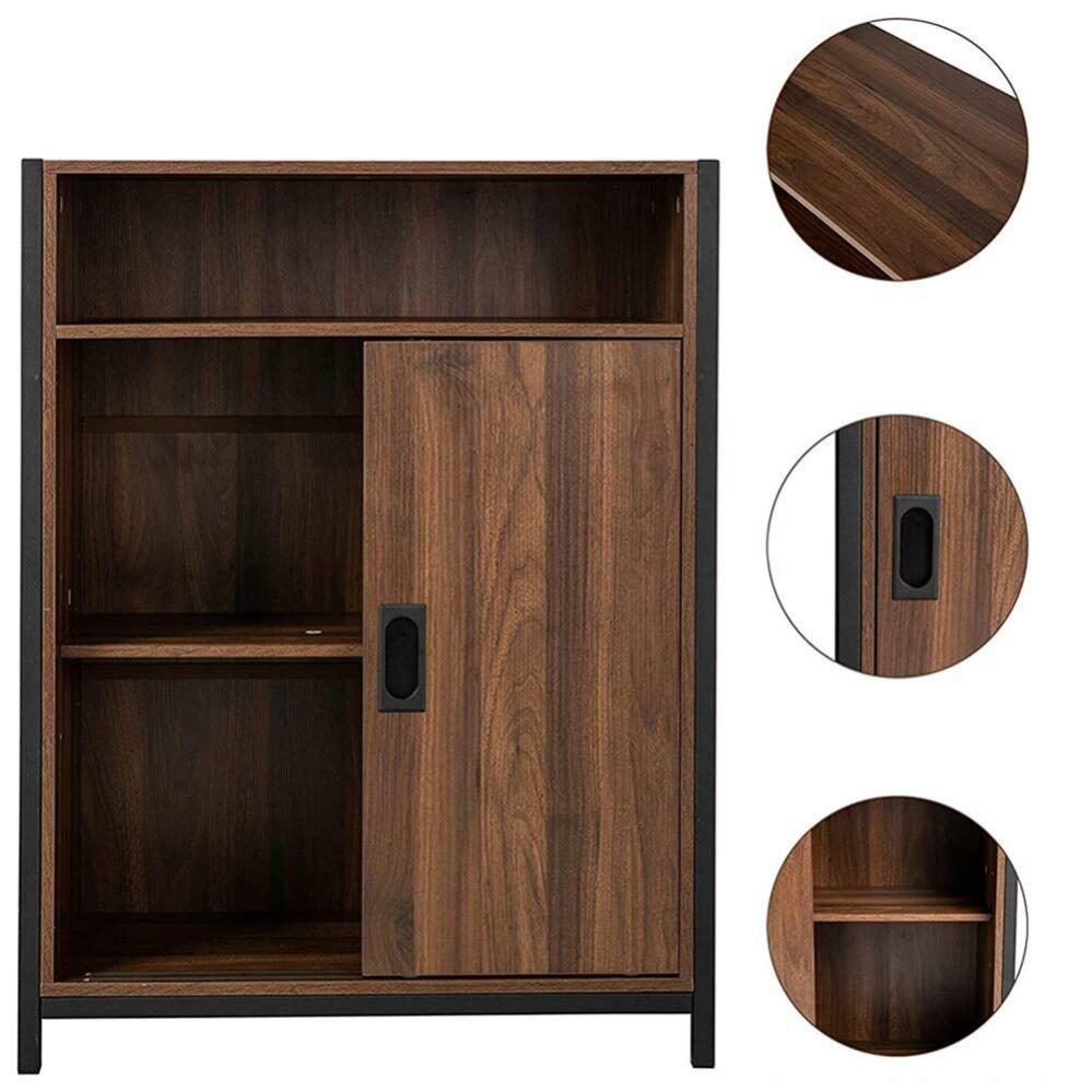 Mobile Mobiletto Basso Libreria Design Moderno 2 Ante Scorrevole e 3 ...