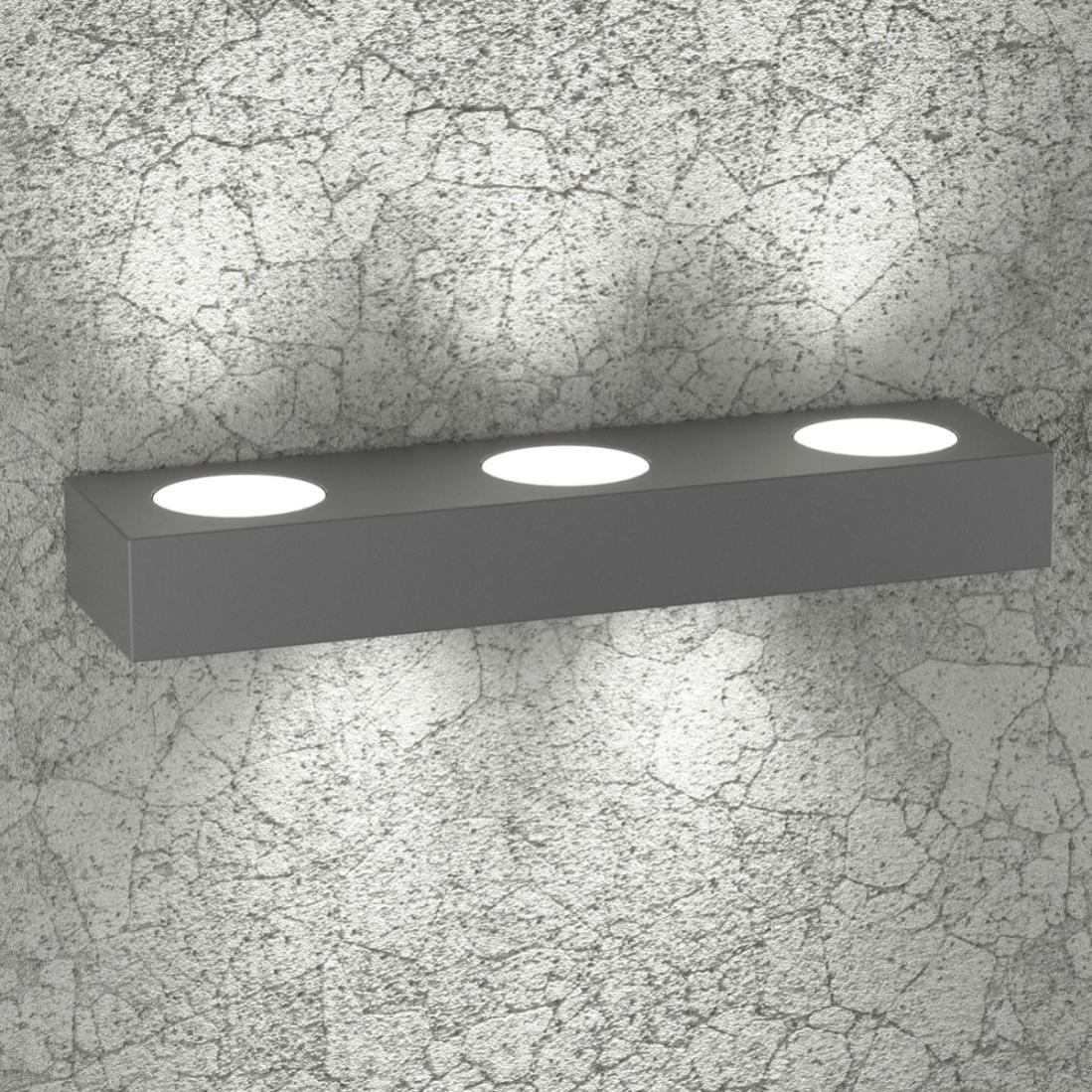 Applique moderna top light beaside 1190 a5 gx53 led metallo biemissione ...