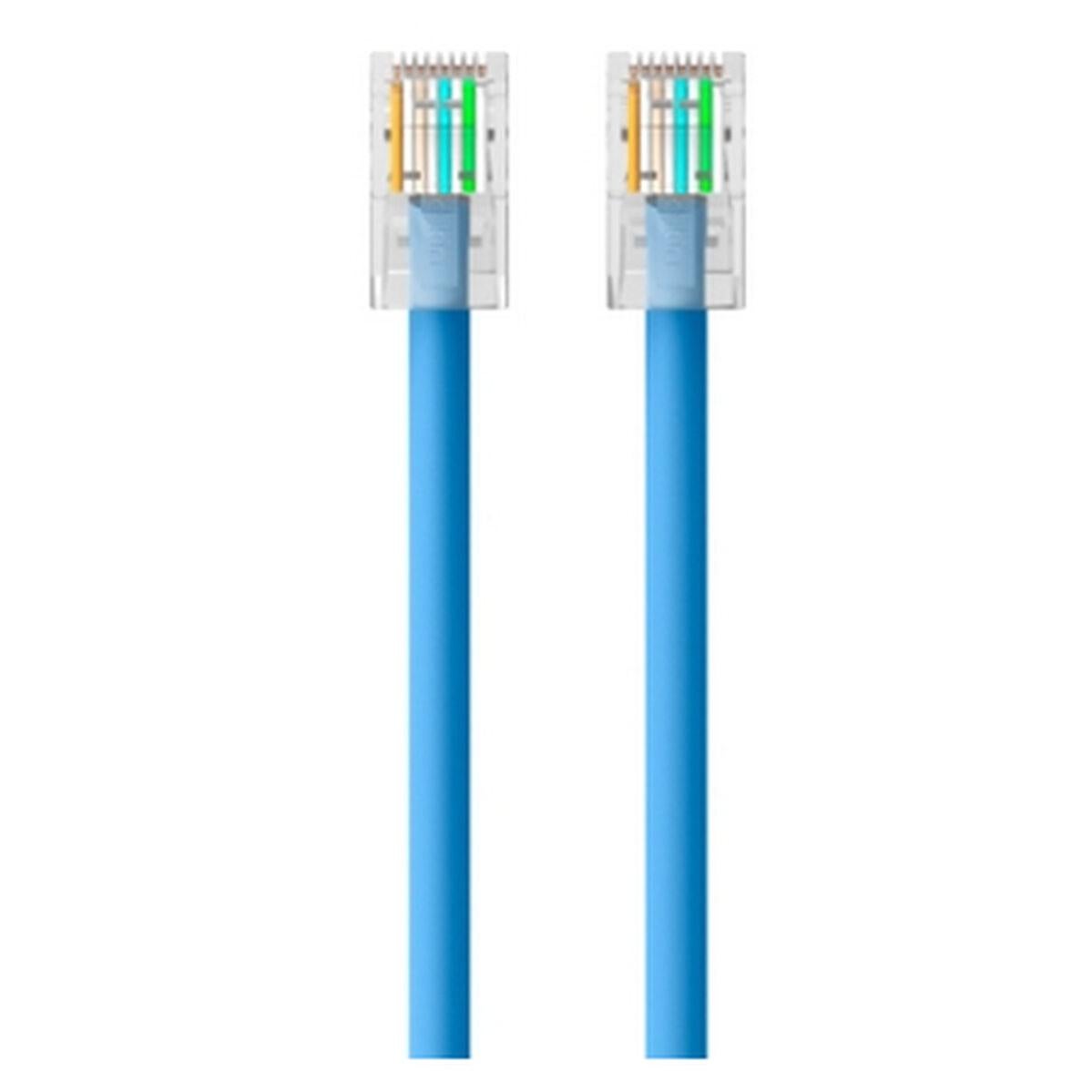 Cable de Red Rígido UTP Categoría 6 Belkin A3L981BT05MBLHS Azul 5 m 15 ...