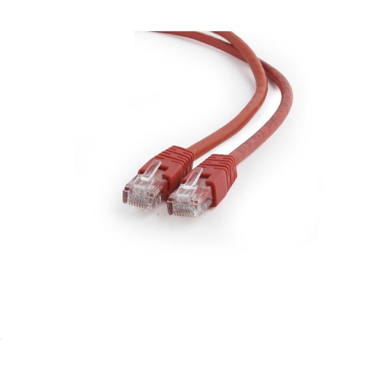 Cable de Red Rígido UTP Categoría 6 GEMBIRD PP6U-0.5M Rojo 50 cm | Leroy Merlin