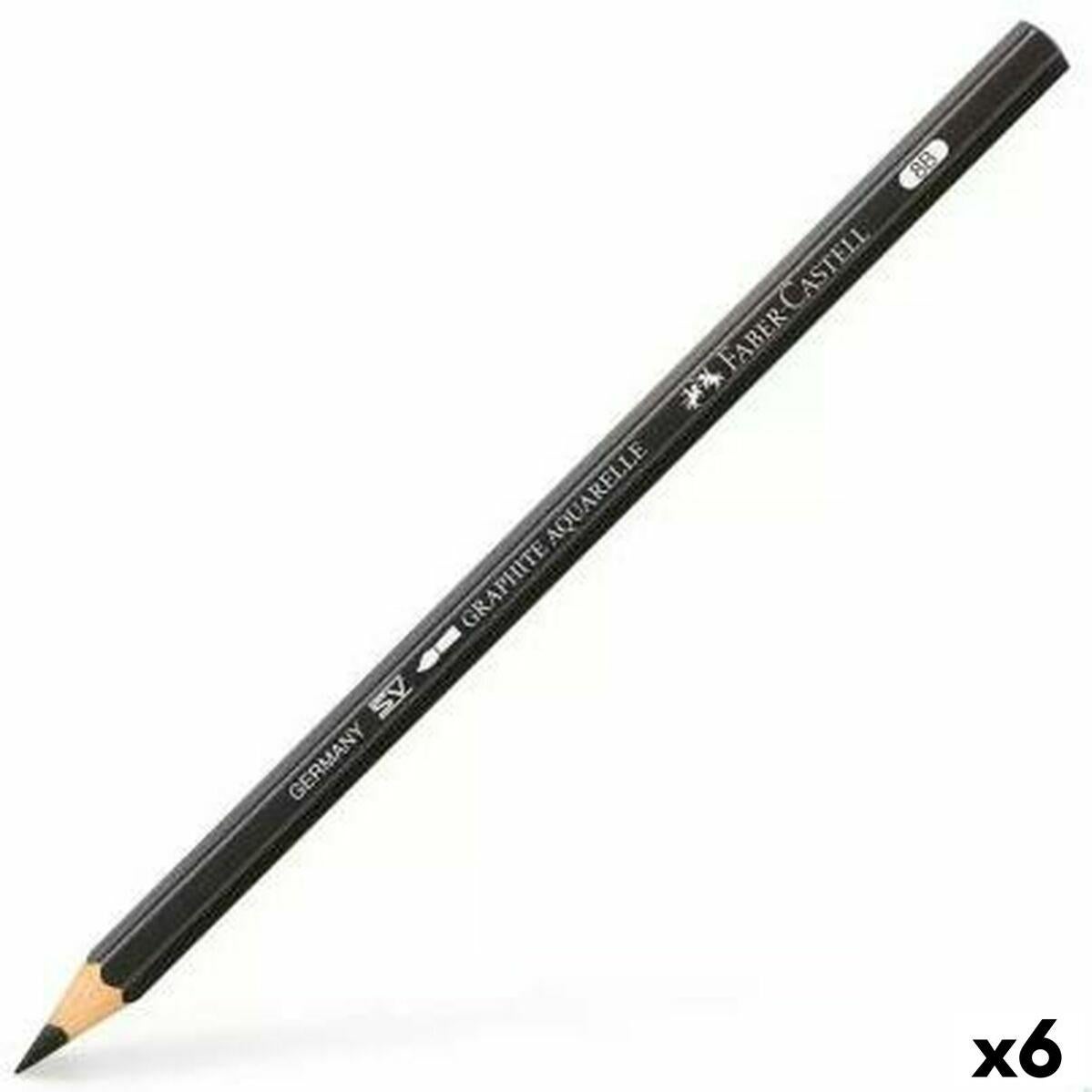 Matita Faber-Castell Graphite Aquarelle Acquerello 8B (6 Unità) | Leroy ...