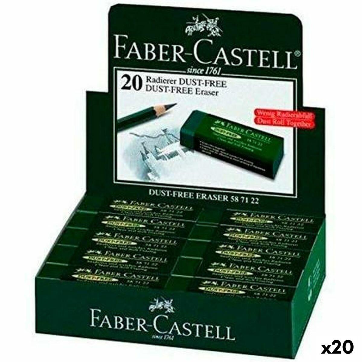 Gomma da cancellare Faber-Castell Dust Free Verde (20 Unità) | Leroy Merlin