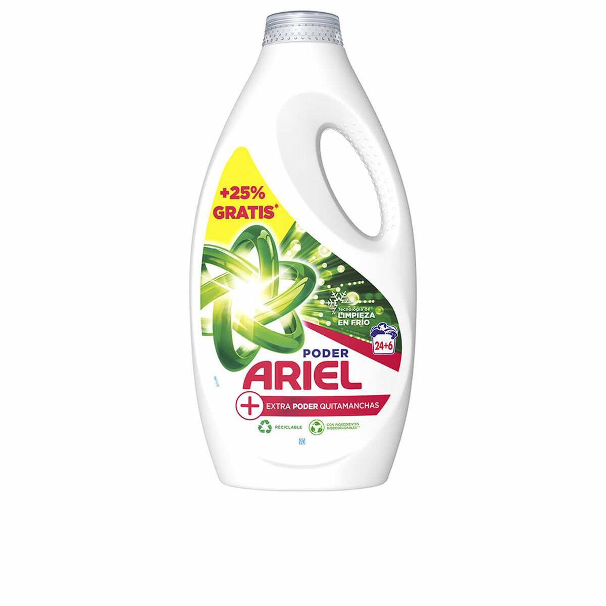 Detersivo liquido Ariel Poder Original Elimina macchie 30 lavaggi ...