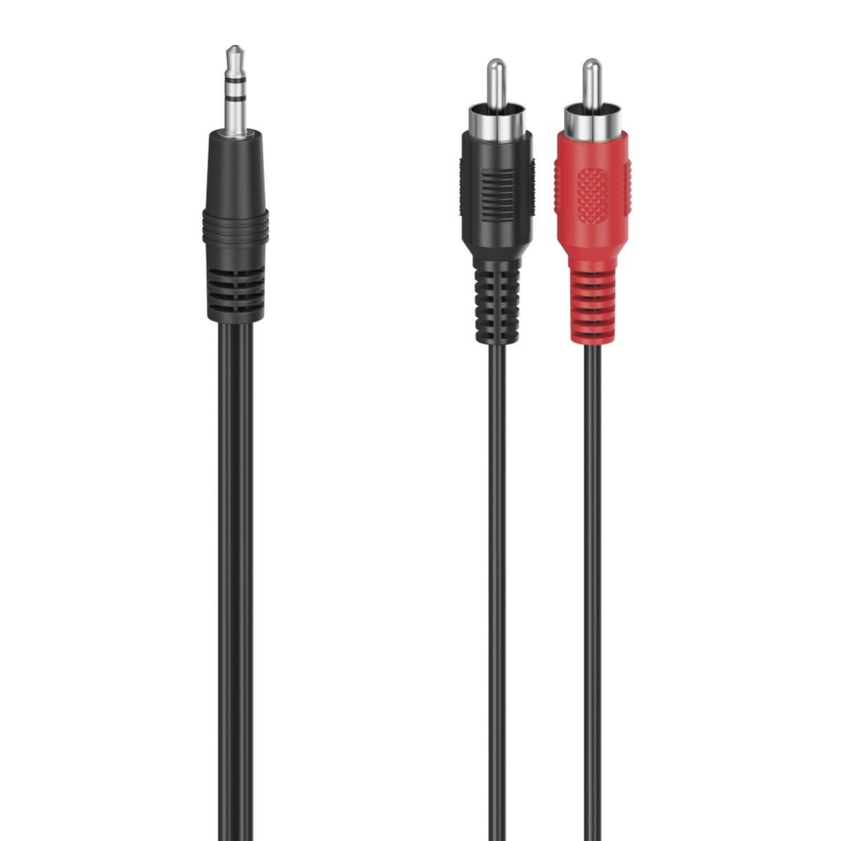 Câble Audio Jack vers 2 RCA Hama 00305031 | Leroy Merlin