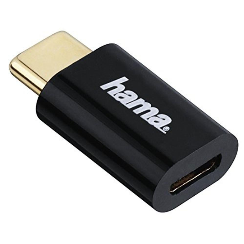 Adaptateur Micro-USB Hama 00178399 480 Mbps USB C - MICRO USB | Leroy ...