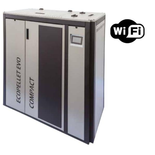 Caldaia a pellet Ecopellet 35 EVO Compact da 31,7 Kw > Caldaia con ...