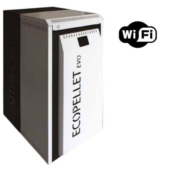 Caldaia a pellet Ecopellet 25 EVO da 25,4 Kw > Caldaia con opzione Wi-Fi | Leroy Merlin