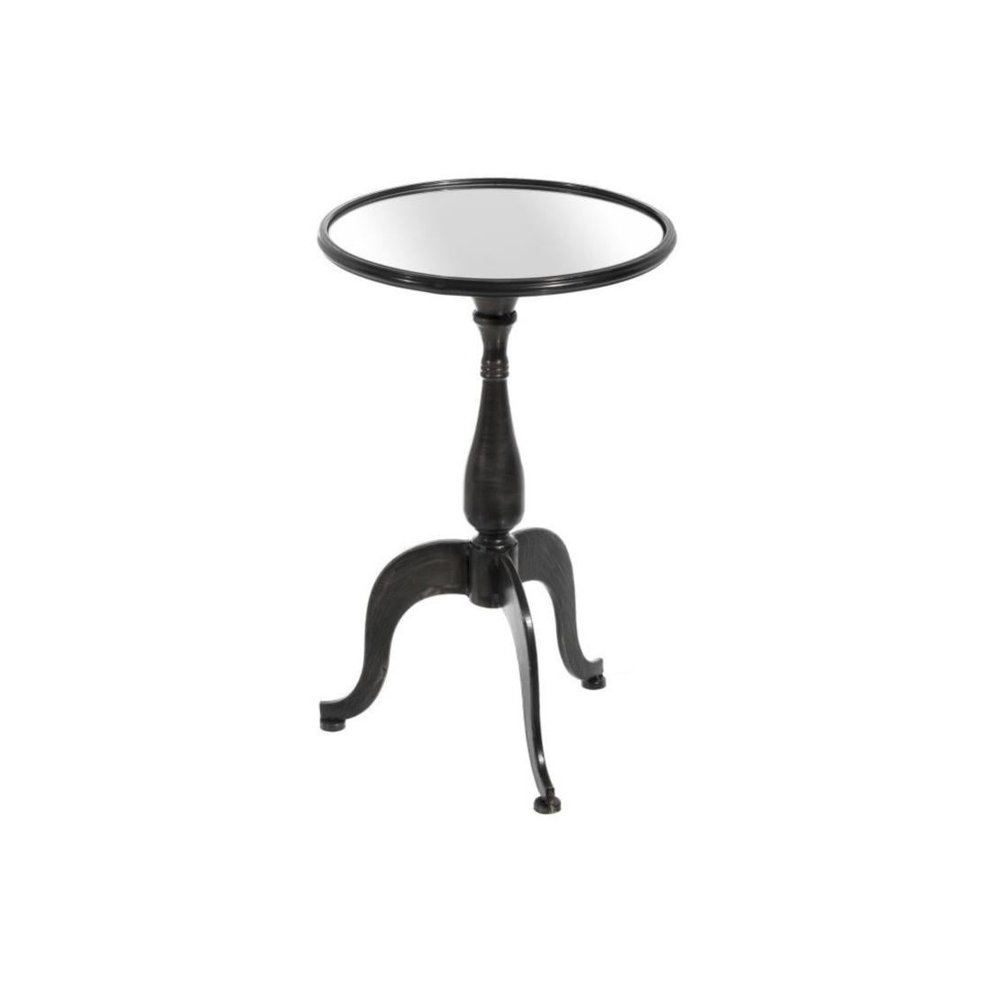 Sellette ronde Grise foncée + miroir - WANX : Gris | Leroy Merlin