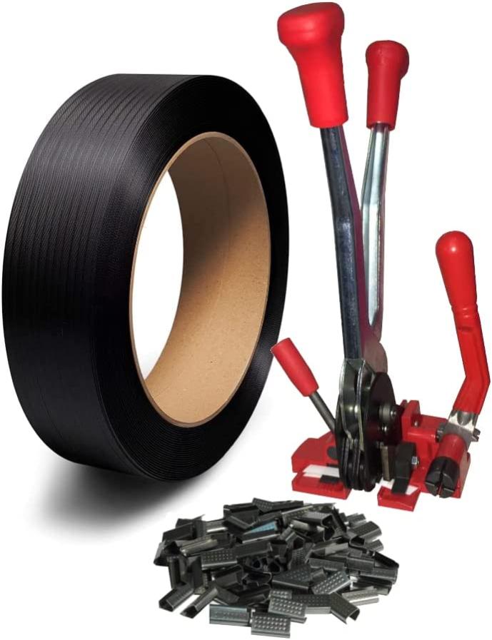 KIT REGGITURA ROTOLO Ø392 mm REGGETTA REGGIA 15x0,8 mm 1500 m ...