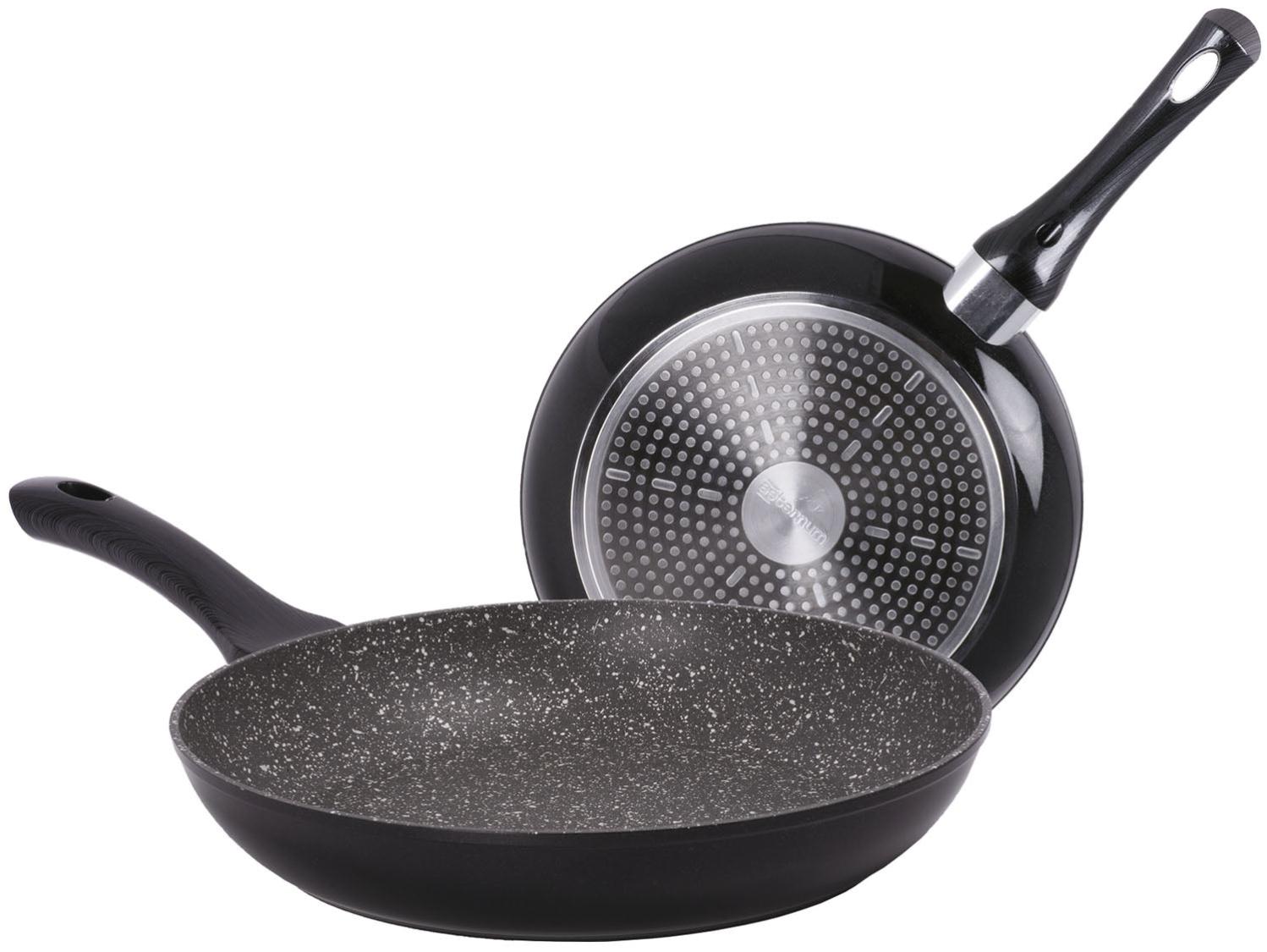 SET 2 PADELLE AETERNUM ESSENTIAL 24/28 CM PETRAVERA PLUS | Leroy Merlin