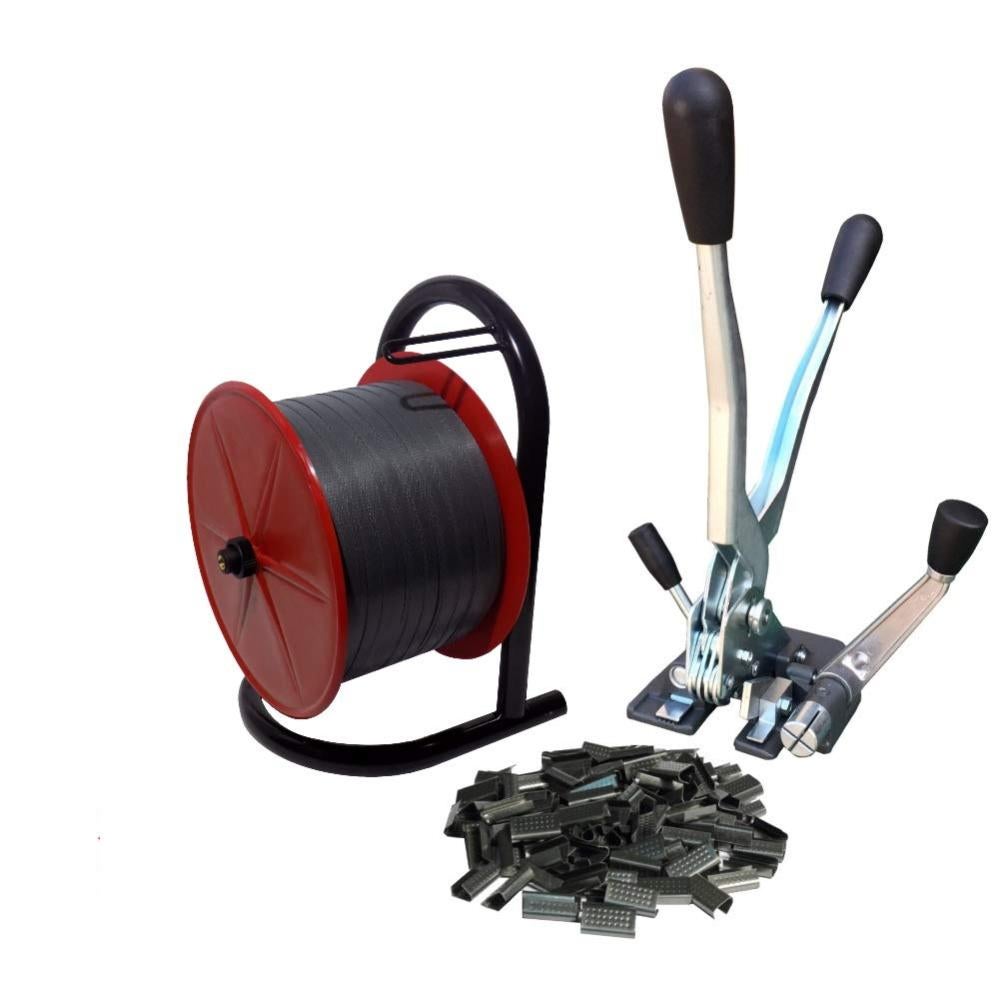 KIT REGGITURA TENDIREGGIA MANUALE PROFESSIONALE REGGETTA 12 mm CON ...