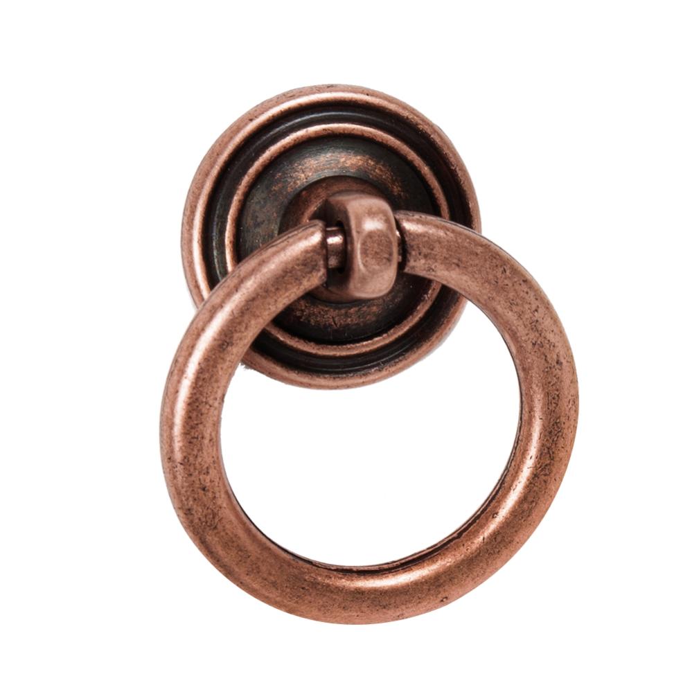 TIRADOR ANILLA 32MM COBRE ANTIGUO, LOTE DE 36 | Leroy Merlin