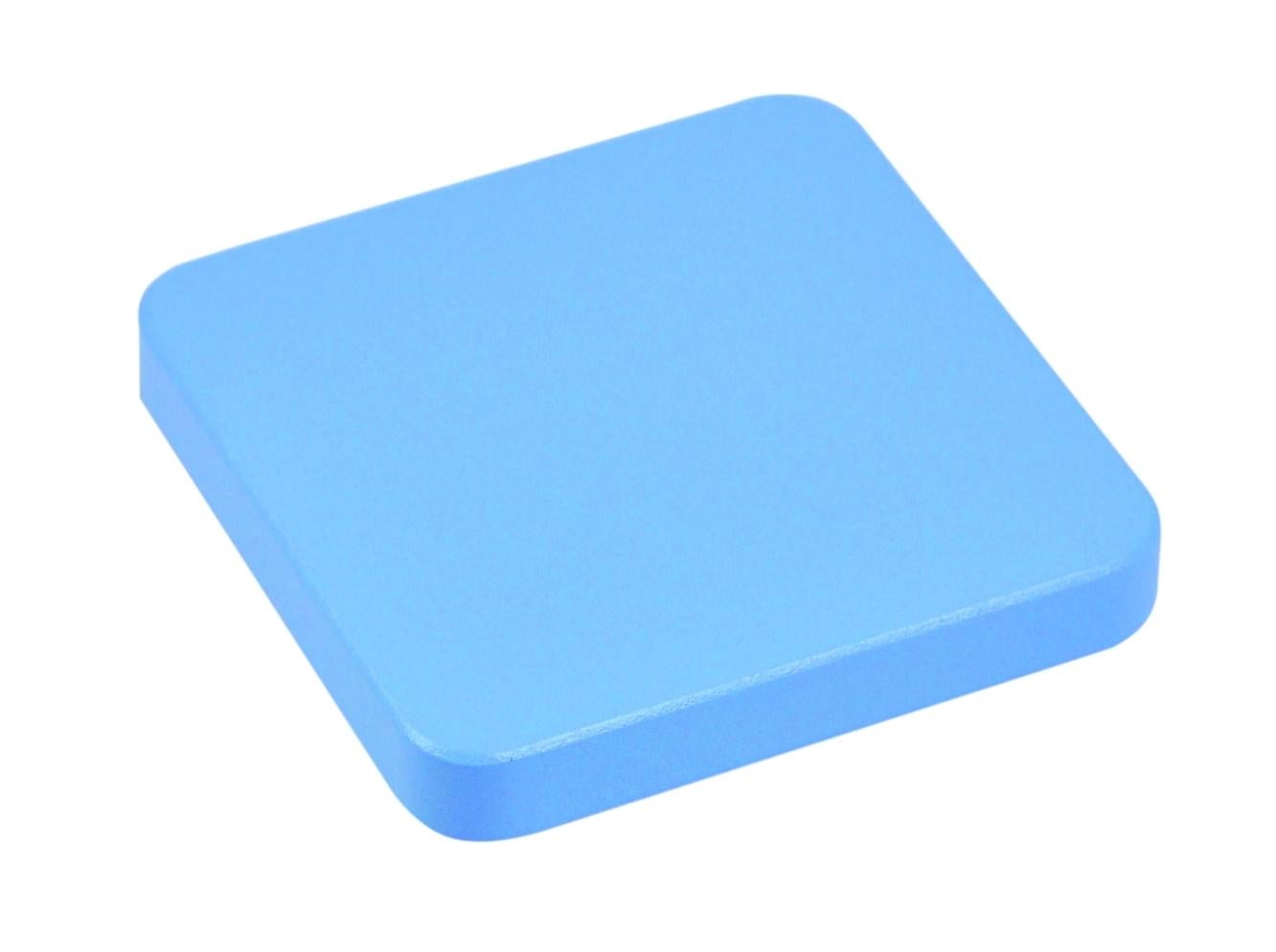 POMOLO QUADRATO 70MM LEGNO LACCATO BLU, SET DI 12 | Leroy Merlin
