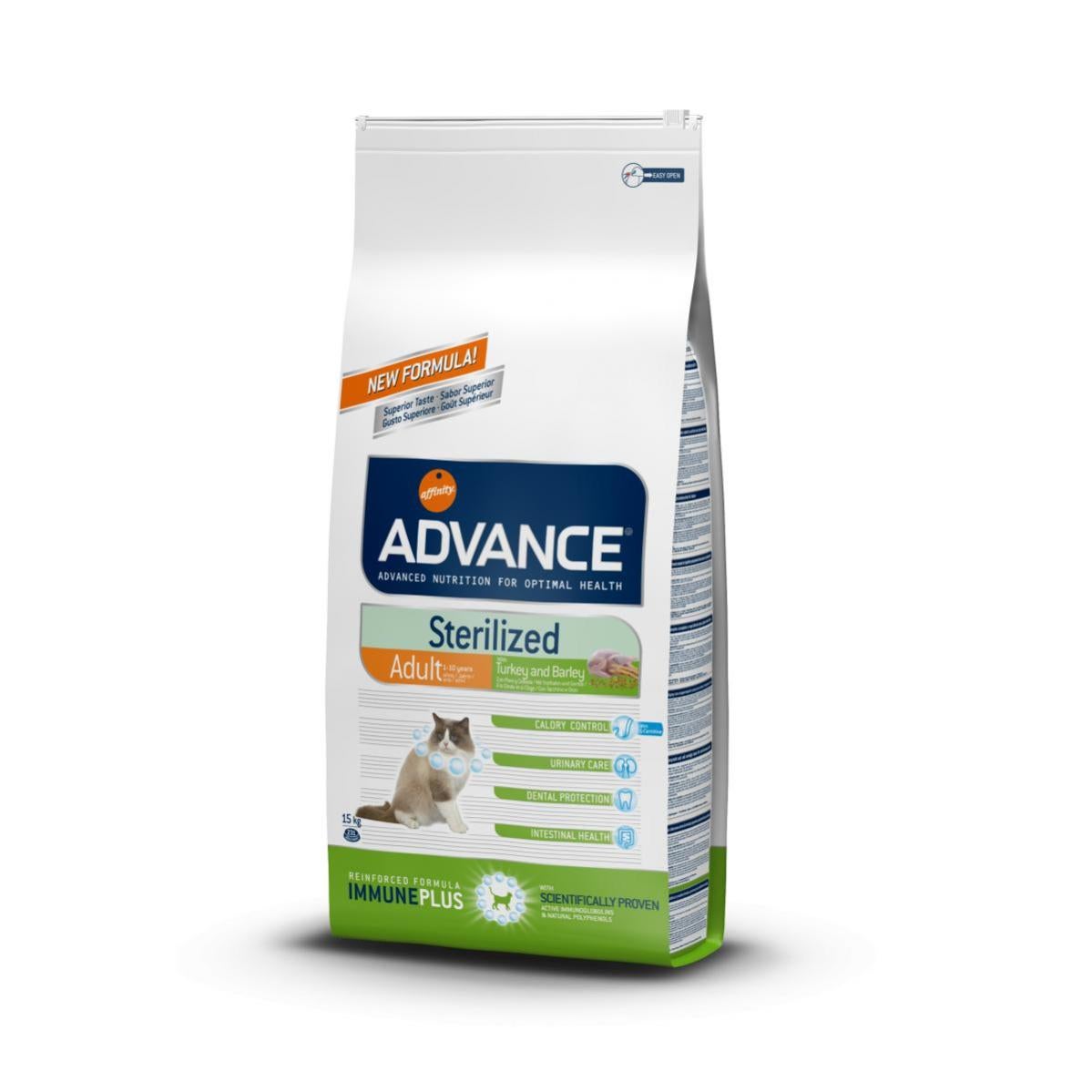 Croquette Affinity Advance pour Chat Stérilisé Sensitive Dinde 10kg ...