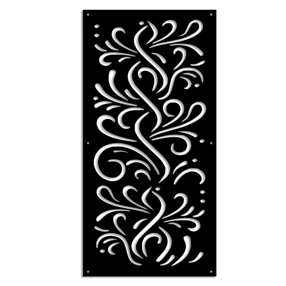 BLOW - Pannello In PVC Traforato - Parasole - misura 73x148 cm - spessore 1 cm - colore NERO ...