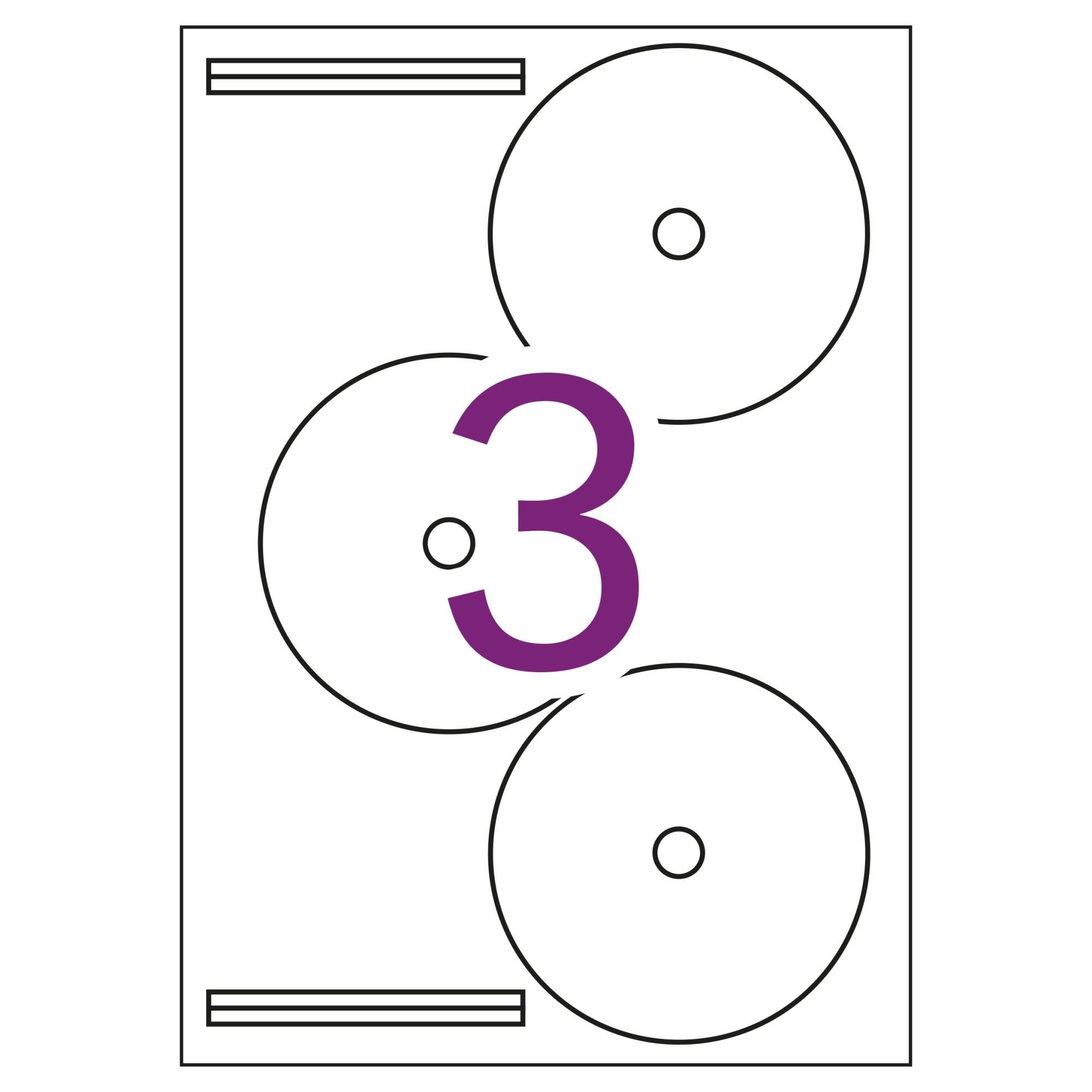 Apli Étiquettes permanentes pour CD/DVD Dos opaque 100 feuilles I/L/C ...