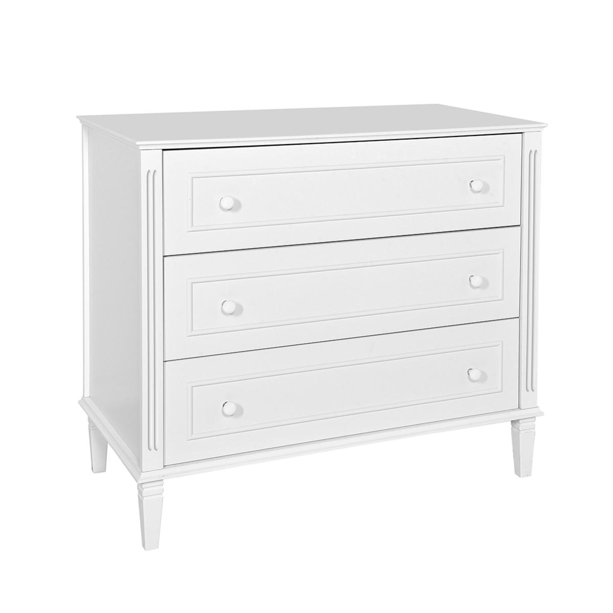Commode 3 tiroirs Bianka Blanc | Leroy Merlin