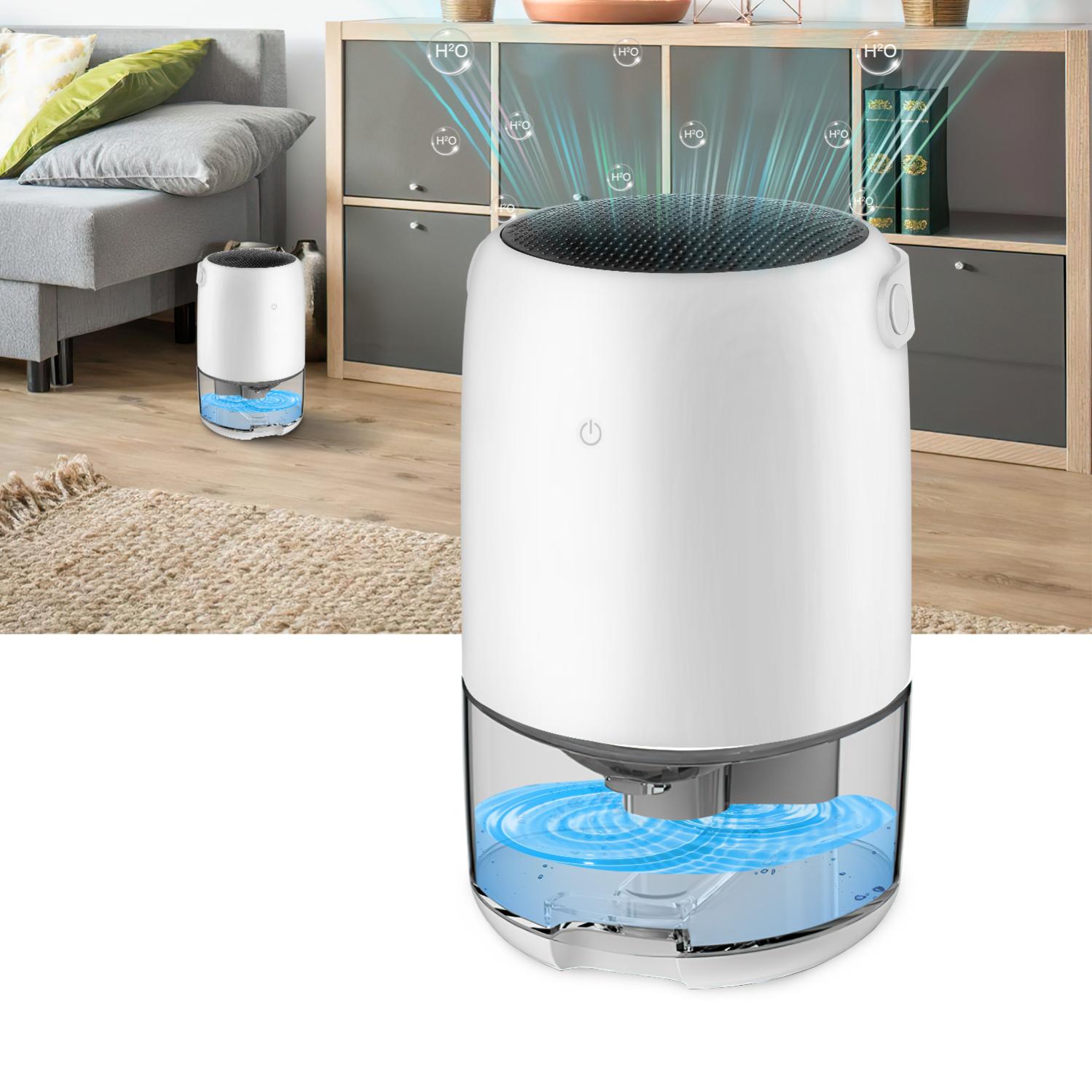 Déshumidificateur Électrique Réservoir d'eau 1100ml, Déshumidificateur ...