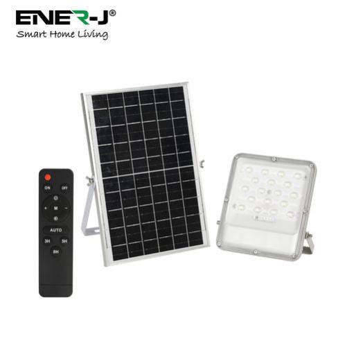 50W LED Floodlights with Solar Panels, 12W Solar Panel, 10AH Battery, 1100 lumens | Leroy Merlin