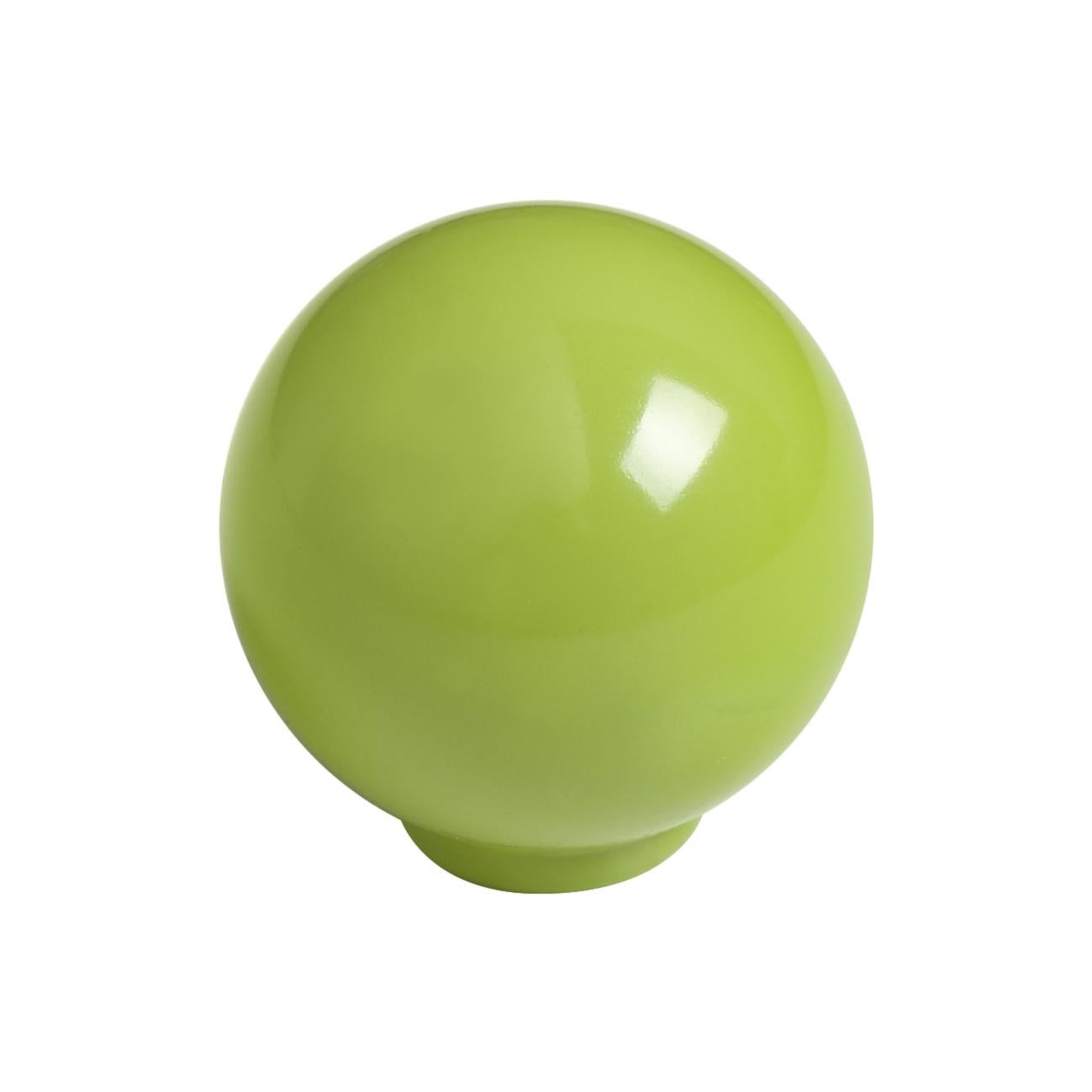 POMOLO A PALLA IN ABS 24MM VERDE PISTACCHIO LUCIDO, LOTTO DA 75 | Leroy ...