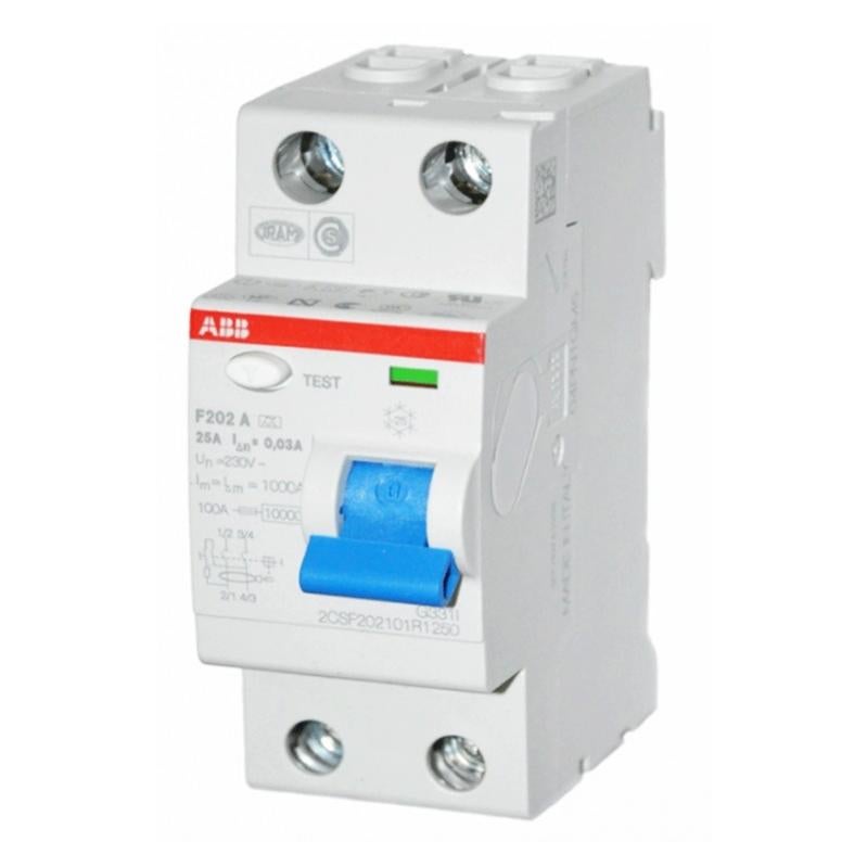 Interruttore ABB differenziale puro 2P 25A 30MA | Leroy Merlin