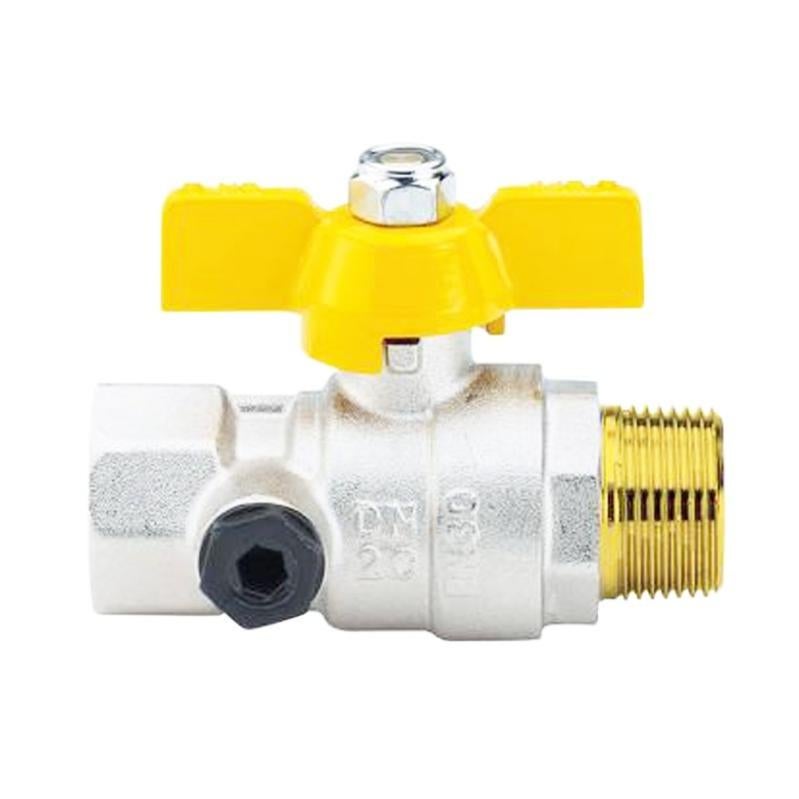 Valvola a sfera per Gas Enolgas Top Test M/F 3/4 con farfalla S1438N35 ...