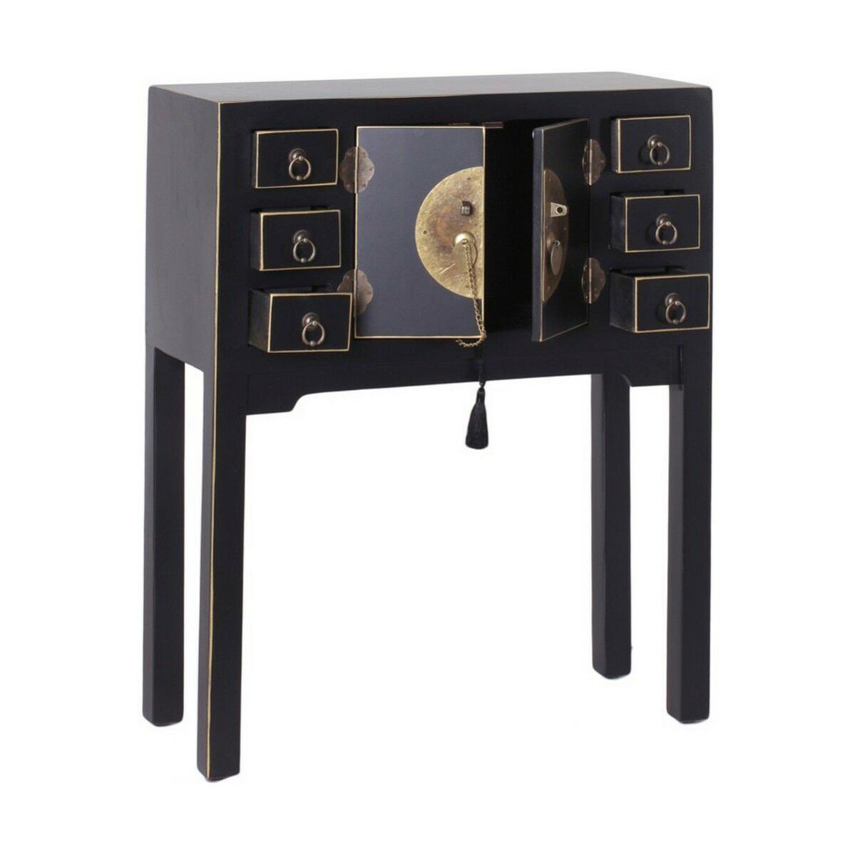 Ingresso ORIENTE 63 x 26 x 80 cm Nero Legno | Leroy Merlin