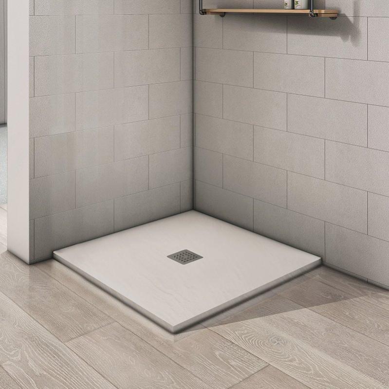 Piatto Doccia 80x80 cm in Resina Bianco - Spazio | Leroy Merlin