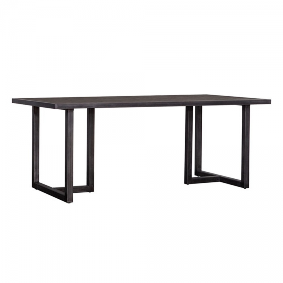 Table à manger 160x90cm en bois foncé ZOZ | Leroy Merlin