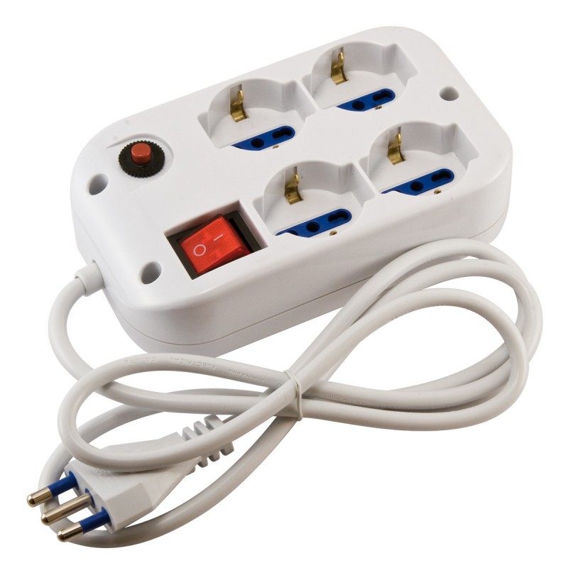 Multipresa Master da tavolo a 4 uscite universali 70430 | Leroy Merlin