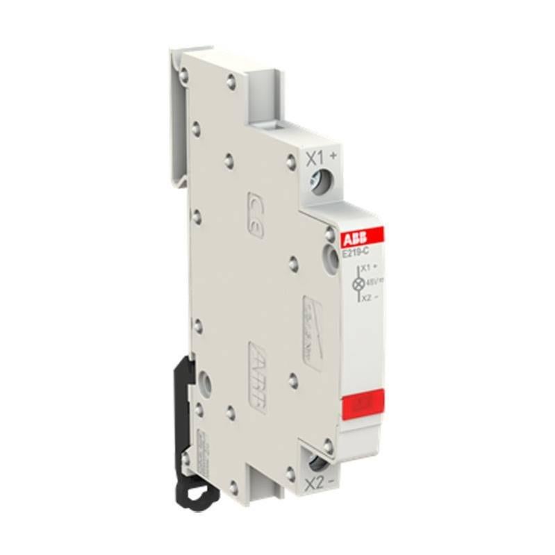 Spia luminosa Abb Led rossa E219 12-48 V 0,5 Modulo | Leroy Merlin