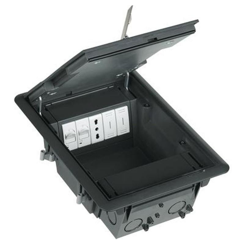 Torretta Bticino a scomparsa 8-10 moduli cop. inox antiscivolo | Leroy ...