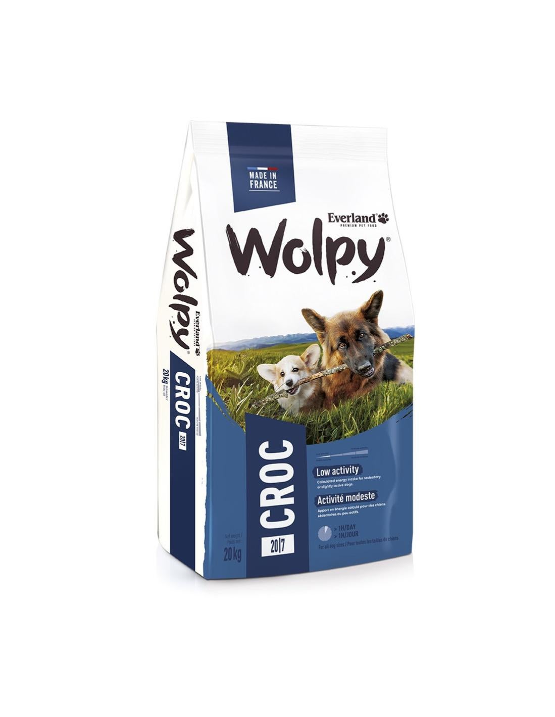 Aliment Chien Wolpy Croc 20kg Everland | Leroy Merlin