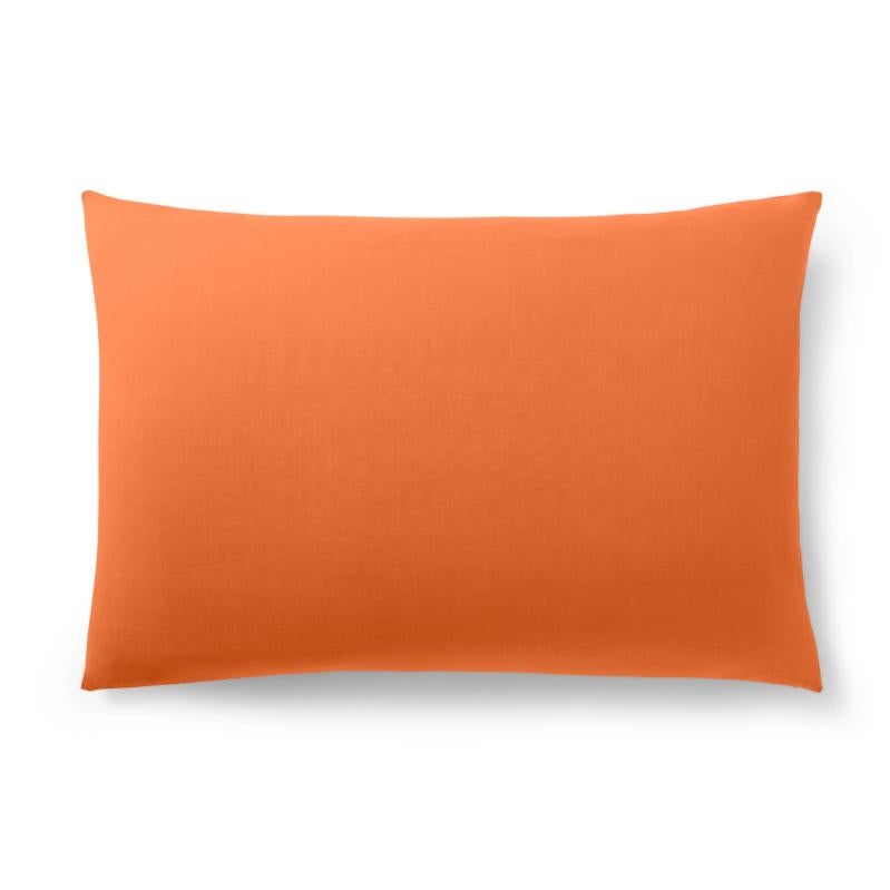 Taie d'oreiller Orange 50 x 70 cm/ 100% Coton / 57 fils/cm² | Leroy Merlin