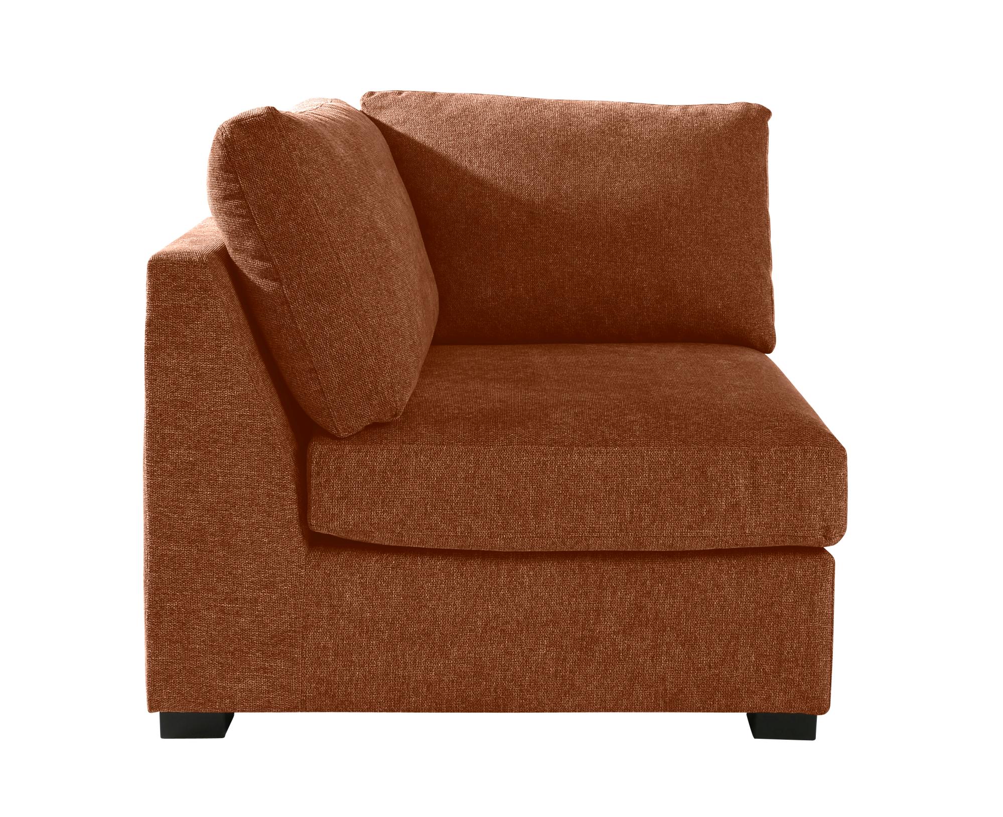 Chauffeuse d'angle BILLY 89x89 cm fixe tissu Ecureuil | Leroy Merlin
