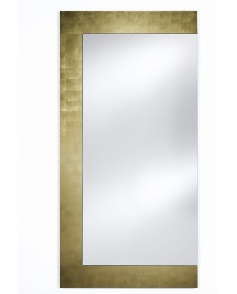 Miroir BASIC WING GOLD / OR Modern Traditionnel Rectangulaire Dorée 66 ...