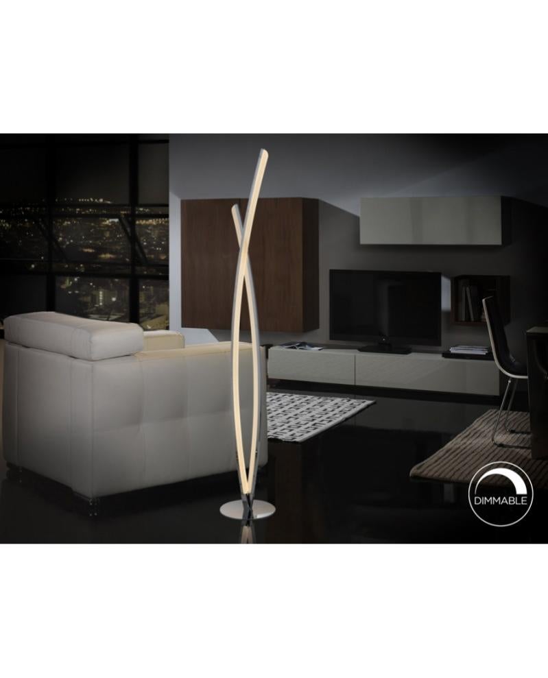 LAMPADAIRE LED LINUR 25,4W | Leroy Merlin