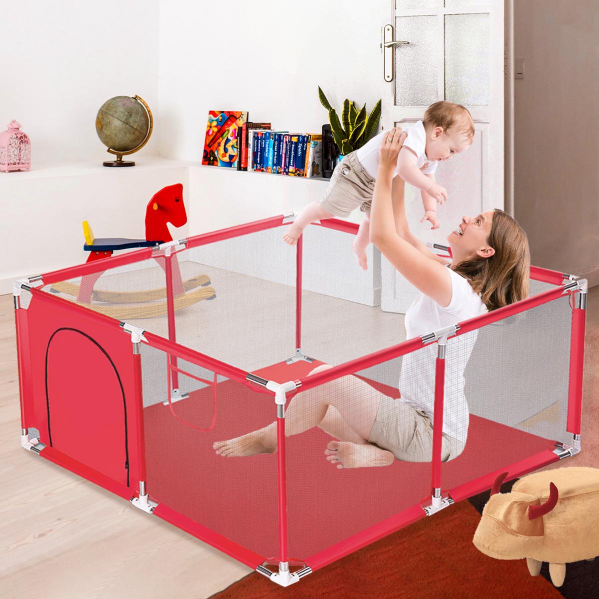 Recinto Recinto Recinto Recinto per Bambini 128x128x66cm Rosso | Leroy ...