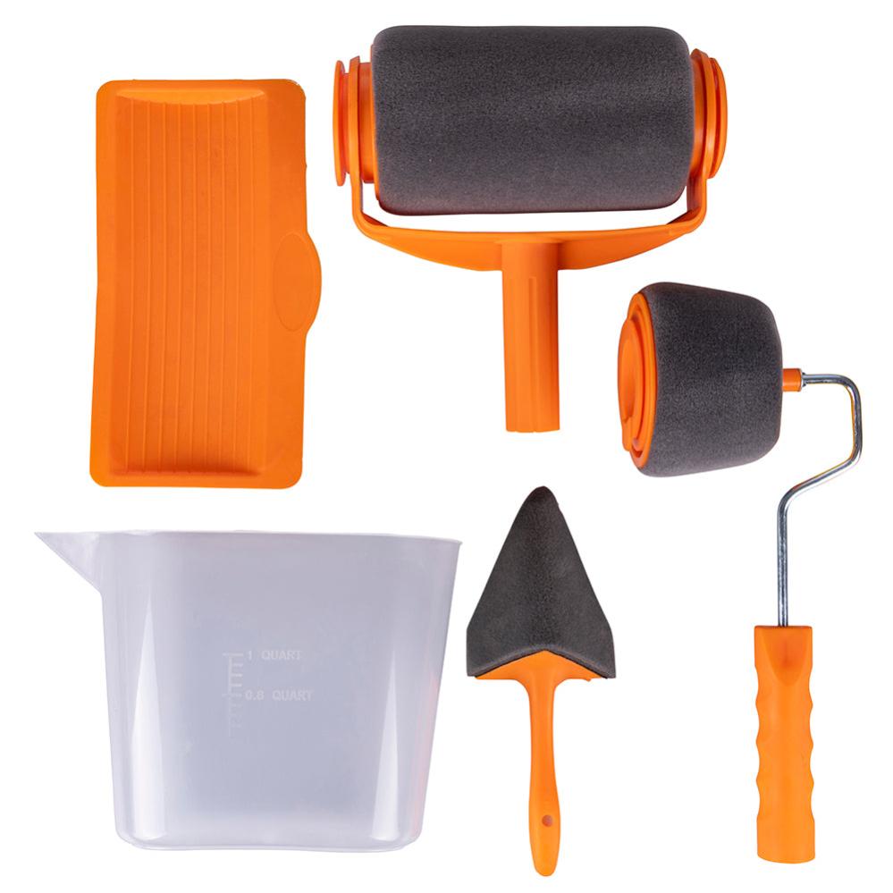 Kit per pittura rullo veloce e accessori per rifiniture antigoccia 5 in ...