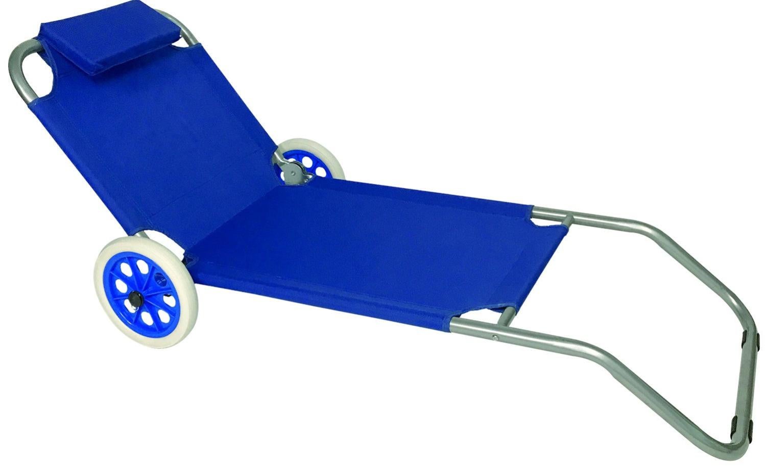 Sedia sdraio da spiaggia pieghevole e richiudibile a Trolley Runner ...
