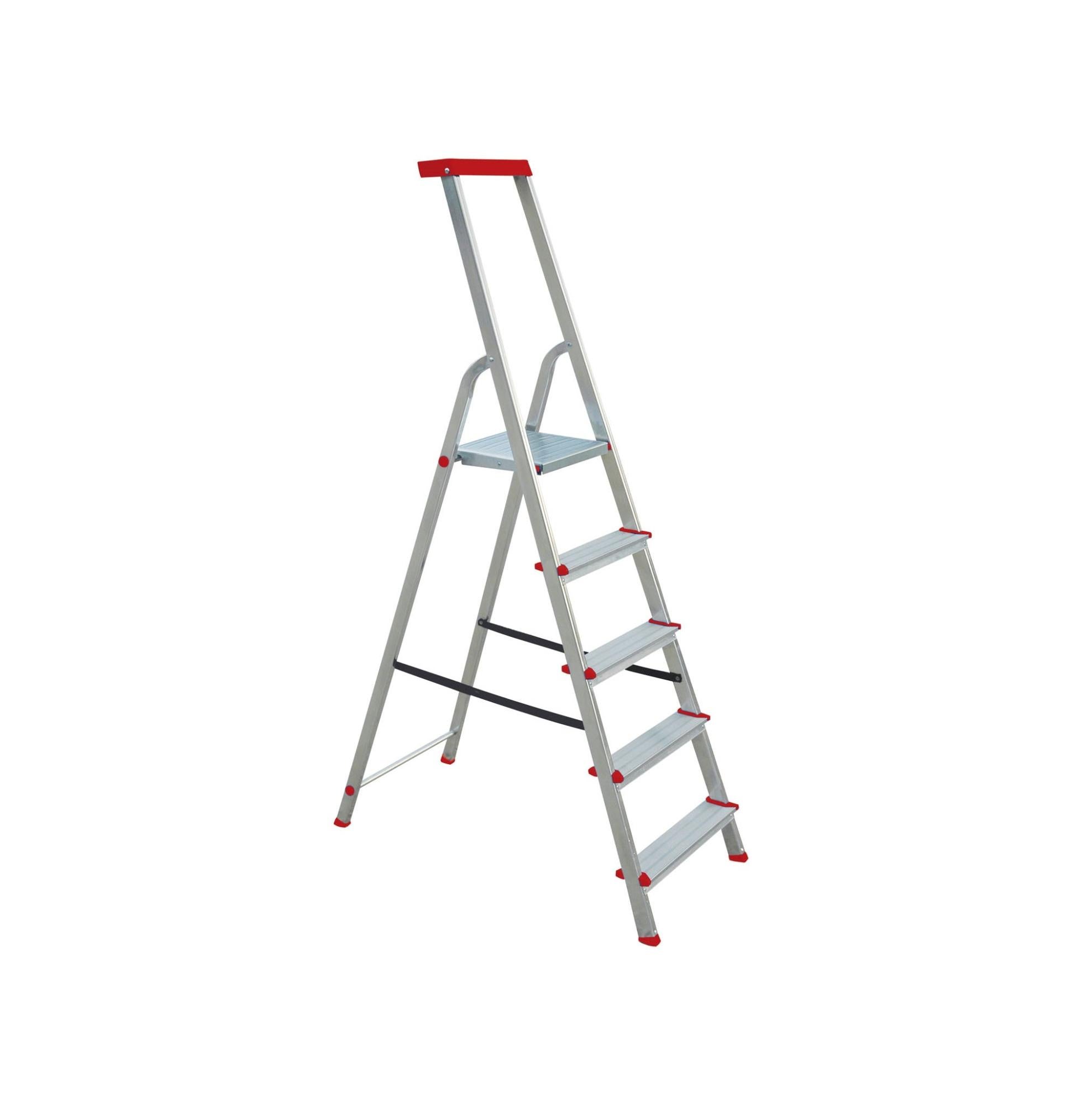 Scale domestica in alluminio con vano superiore - Alu Step Up 131 da 3 ...