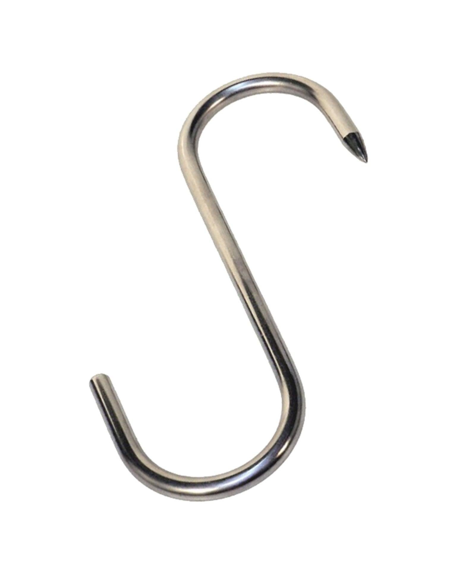 Ganci da macellaio in acciaio INOX a 1 punta Conf. 10 PZ. - 4x100 mm ...