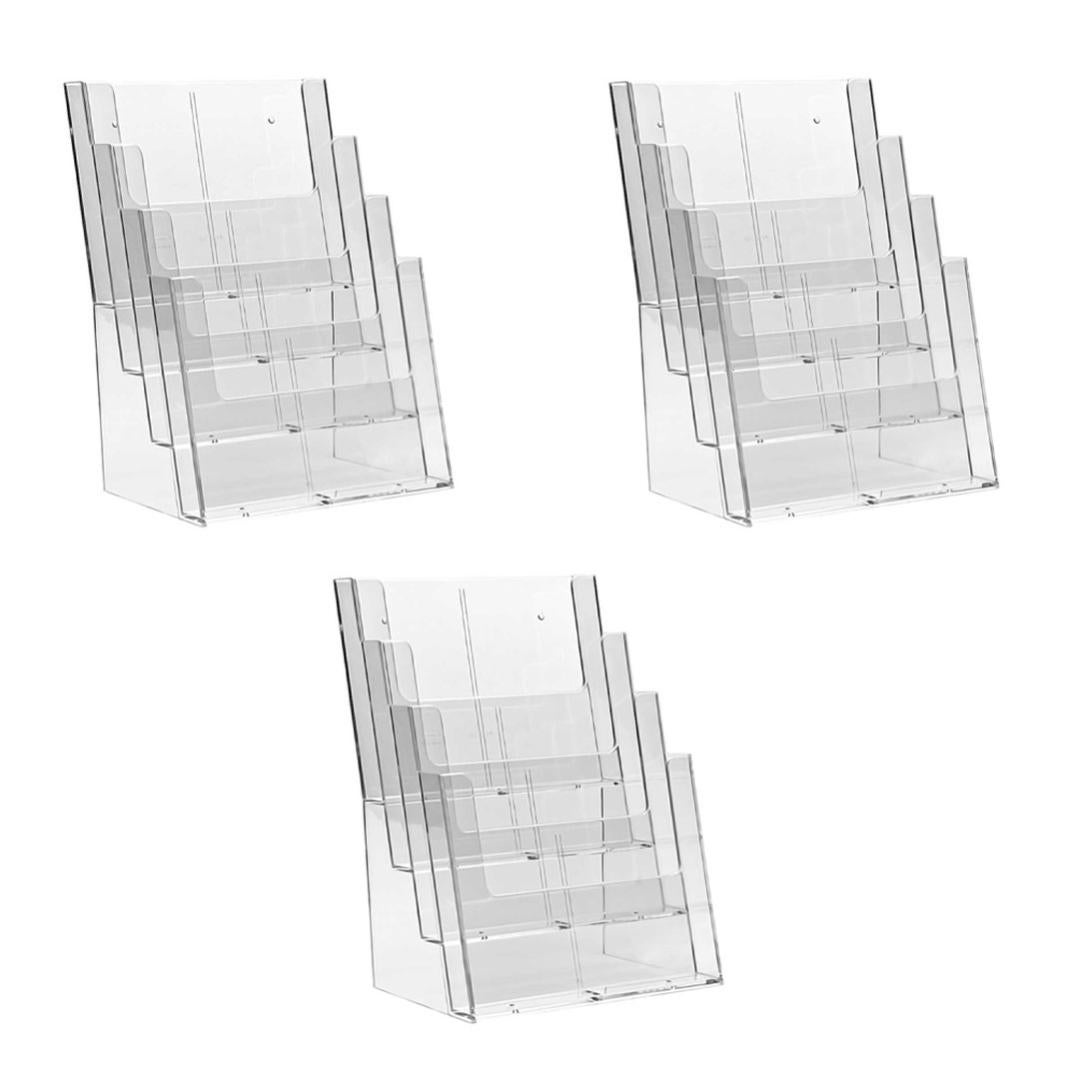 Danieli Store | Expositor porta folletos de mesa con 4 plazas A4 en ...