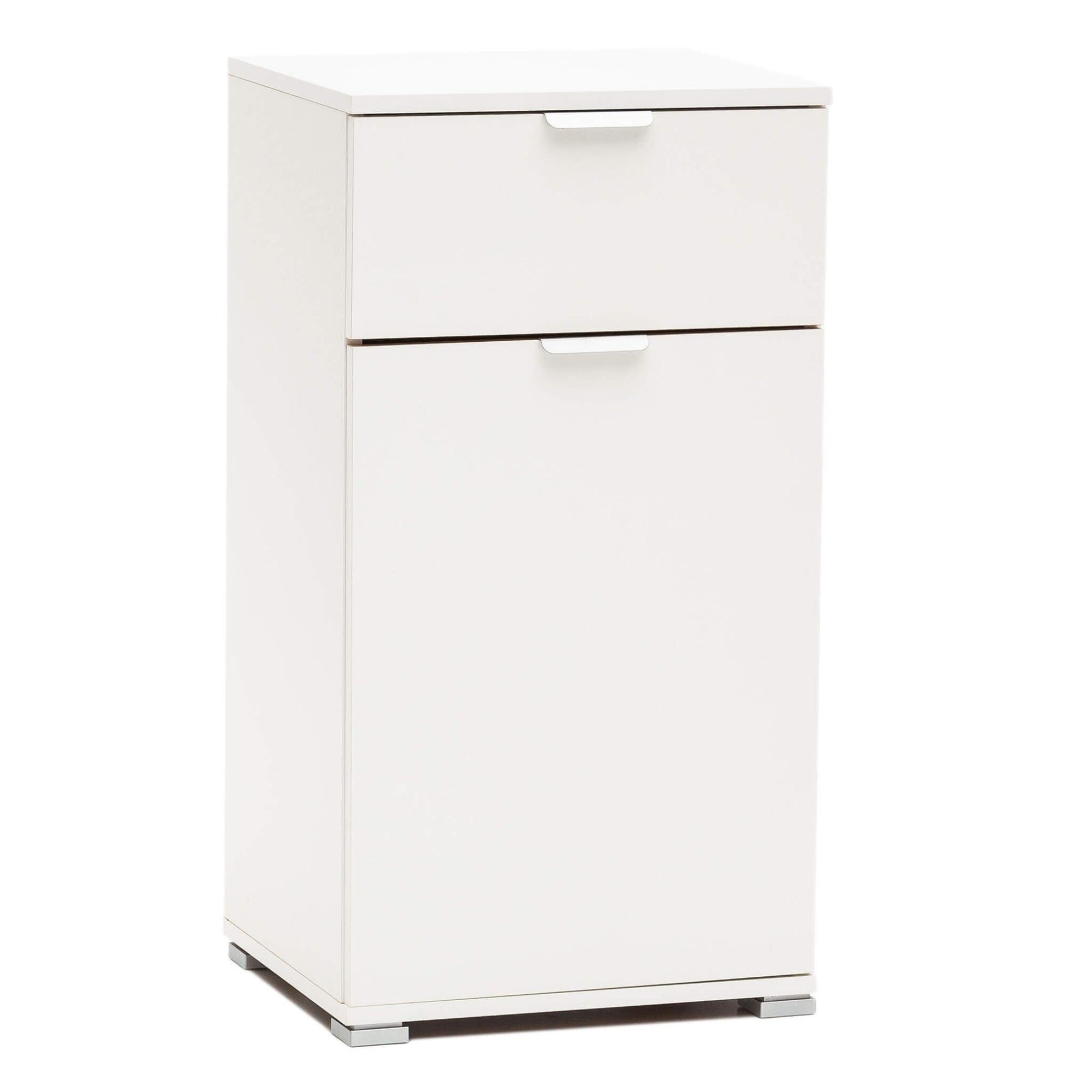 Mobiletto da ingresso casa con 1 anta ed 1 cassetto in legno nobilitato ...