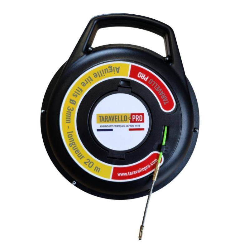Tire fils avec aiguille polyester torsadée Ø3 mm L20 m - TARAVELLO PRO ...