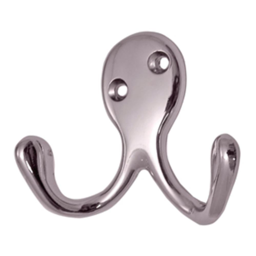 PERCHERO DOBLE CROMADO 68MM, LOTE DE 12 | Leroy Merlin