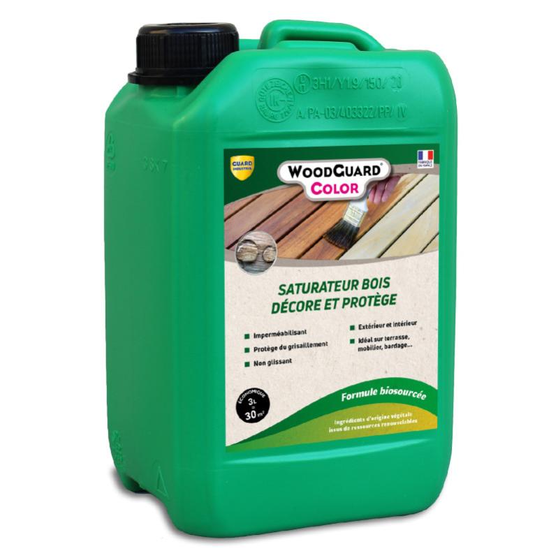 Lasure Effet Chêne Doré et Imperméabilisant Bois -WoodGuard Color ...